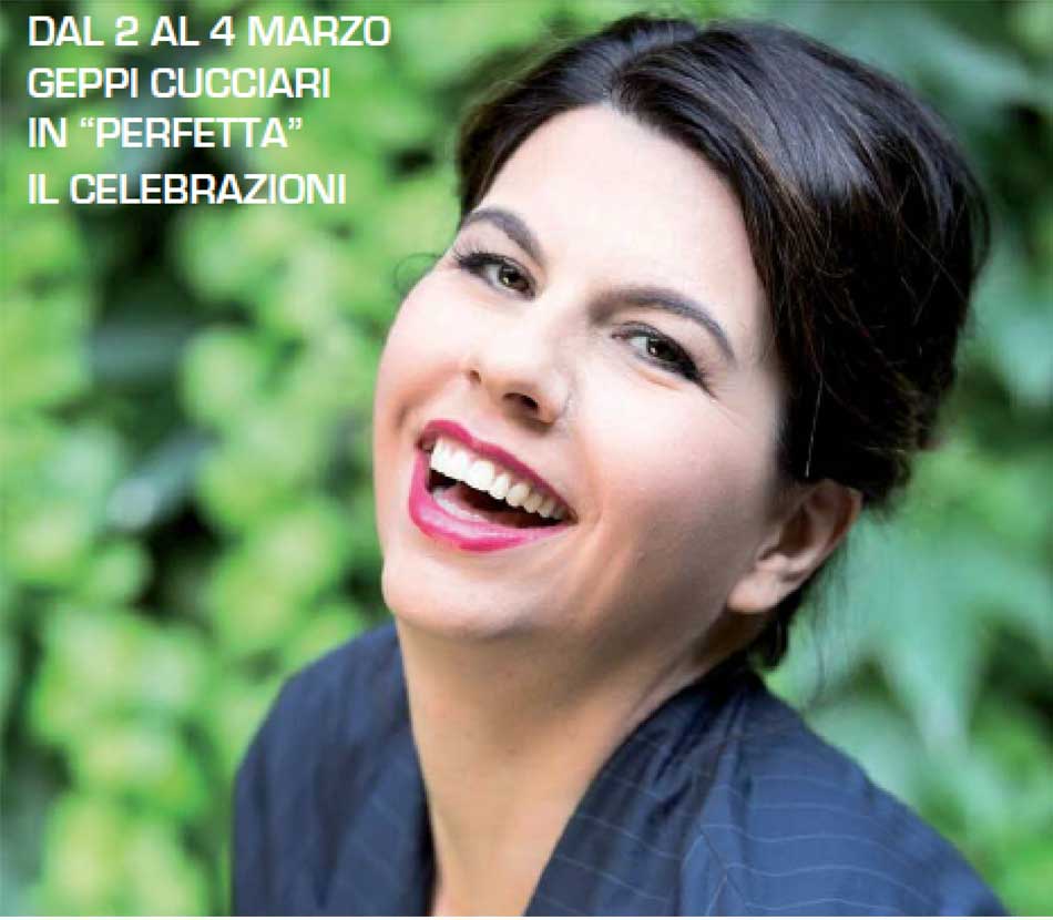 Geppi Cucciari in “Perfetta” a teatro - Top Quadrifoglio Bologna